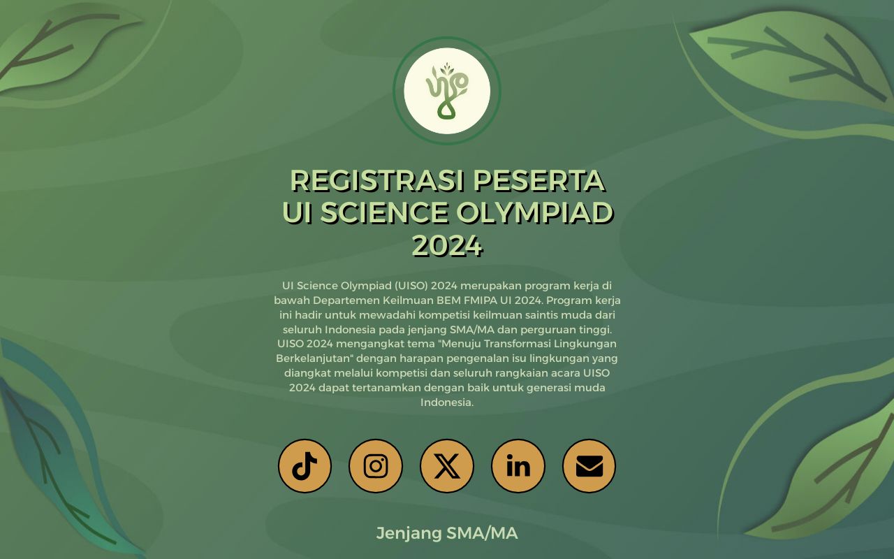 Registrasi UISO 2024
